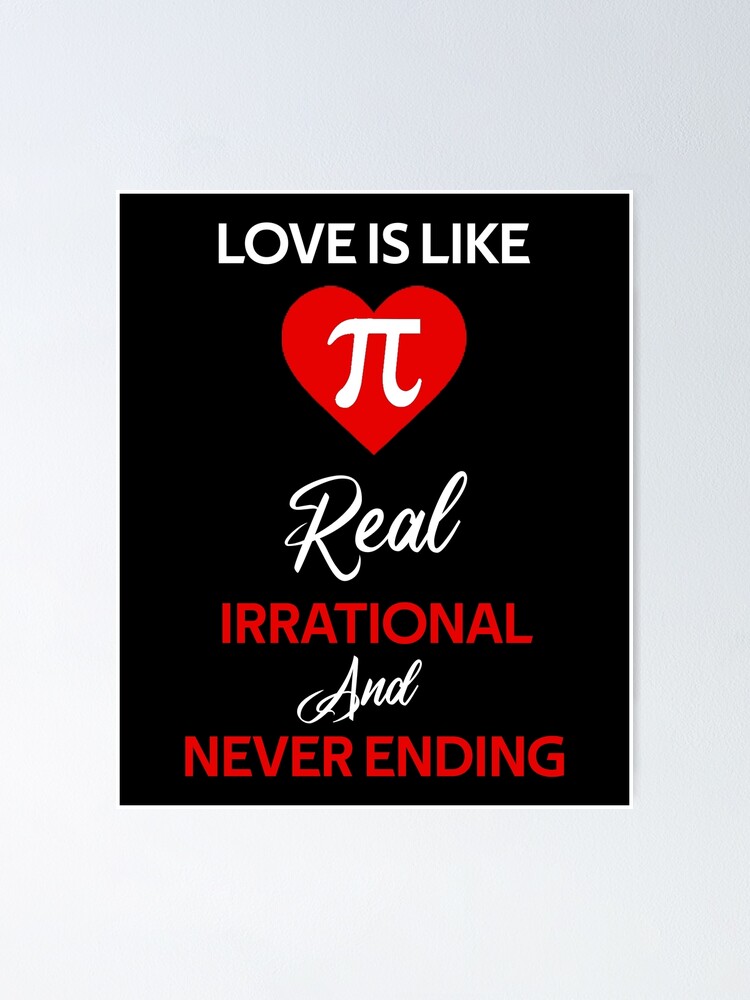 "Pi symbol math irrational number" Poster by rachidhaz | Redbubble