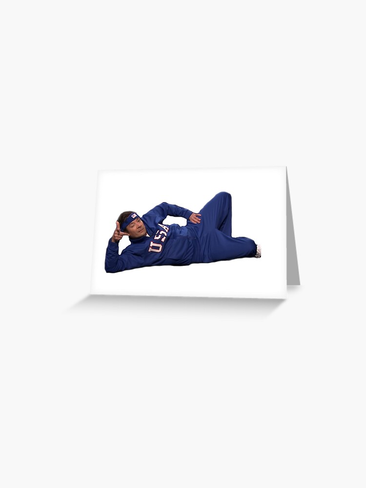 "Jimmy Fallon Pose" Greeting Card for Sale by mindsmoke | Redbubble
