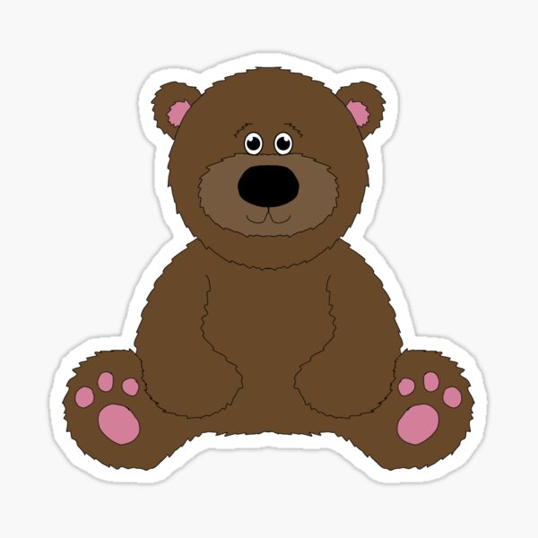 "Brown Bear" Sticker by bellevxlla | Redbubble