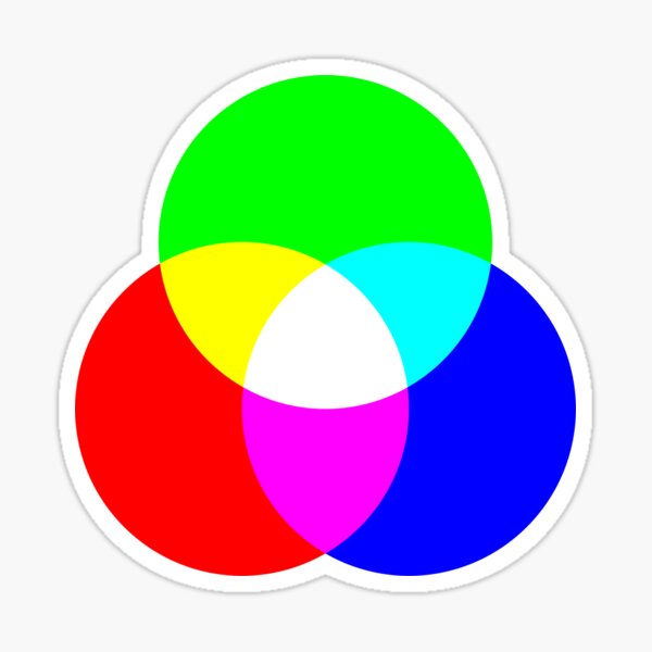 "RGB Circles" Sticker by GothamGamer117 | Redbubble