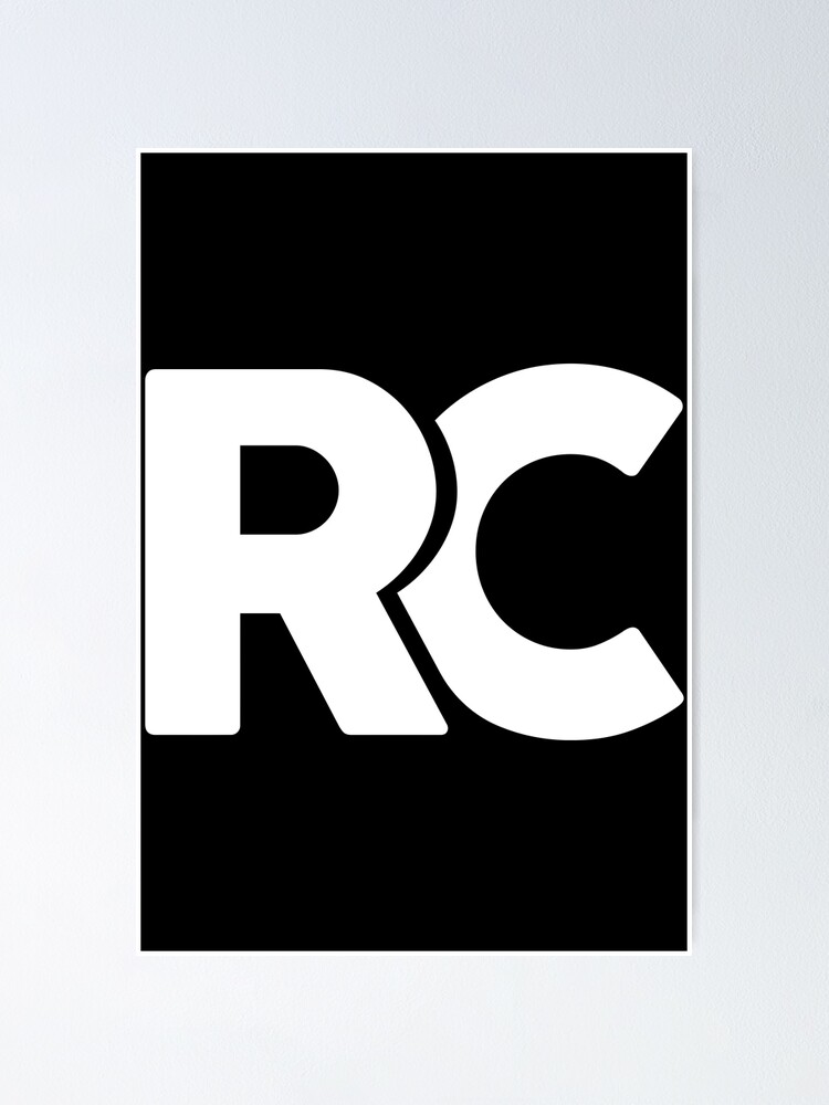"Ross Creations Merch RC Logo" Poster for Sale by RanaMia | Redbubble