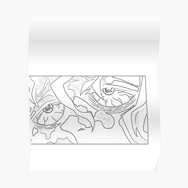 "Gyutaro, demon slayer" Poster by SADDESTONE | Redbubble