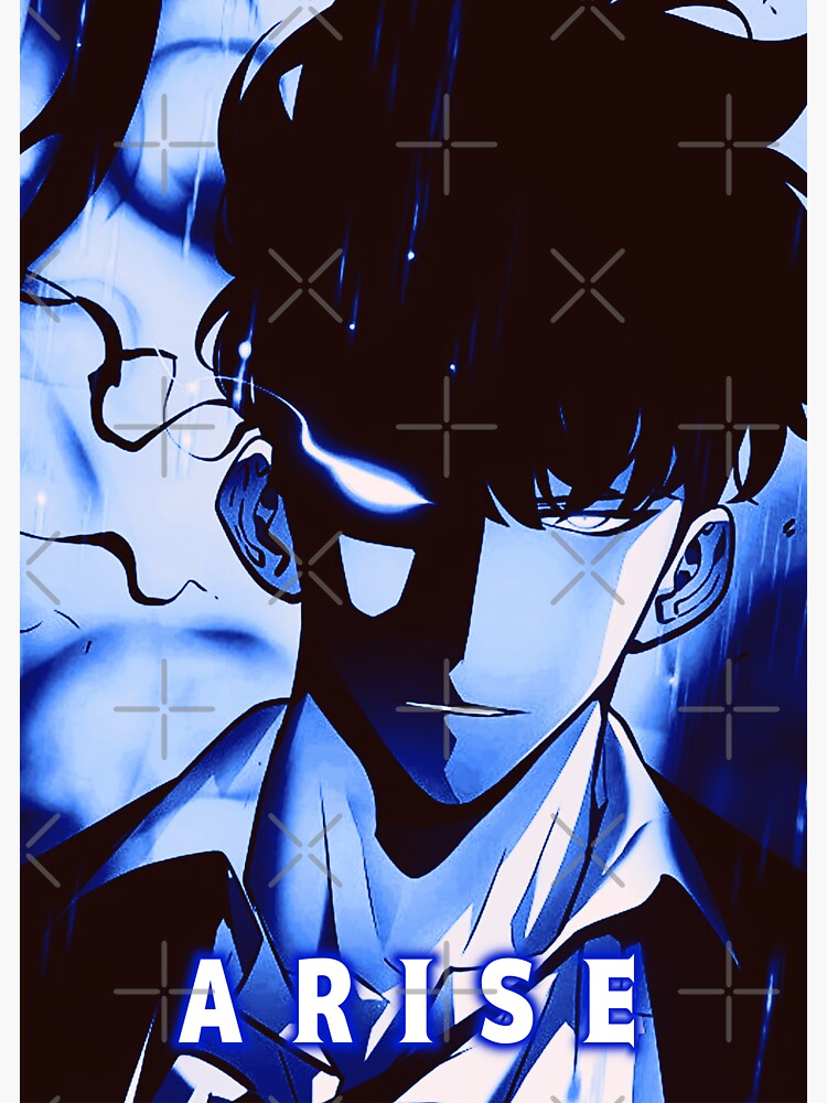 "Sung Jin Woo" Sticker by AnimeScenery | Redbubble