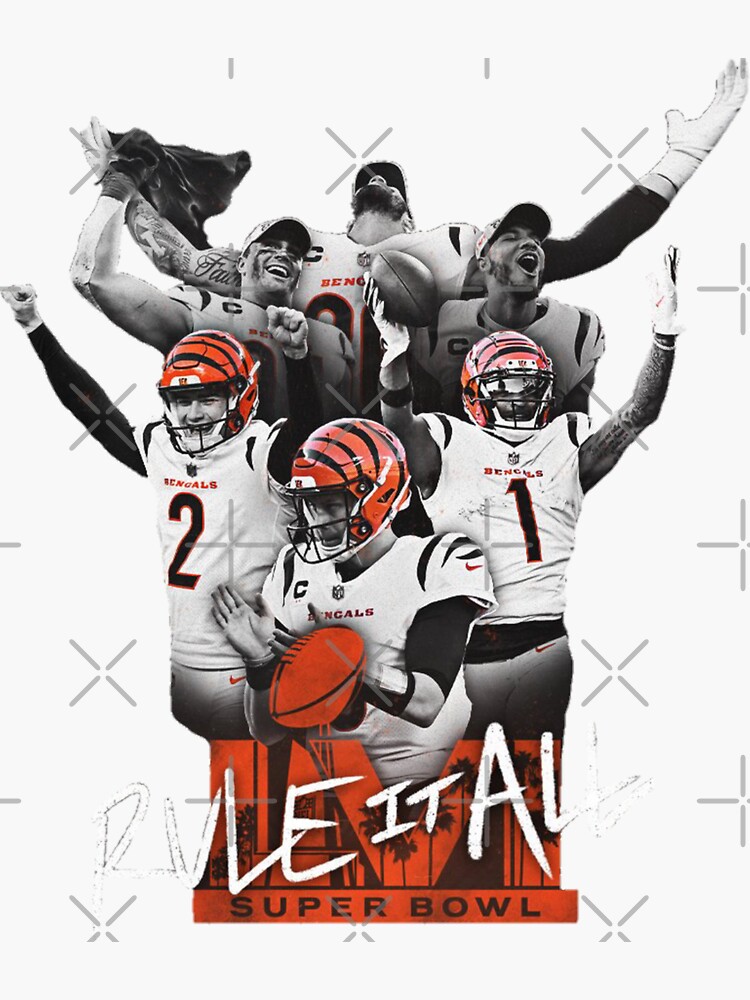 "Joe burrow bengals" Sticker for Sale by Bellla-m | Redbubble