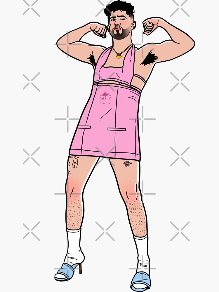 "BB Pink Dress" Sticker for Sale by PirateLoafy | Redbubble