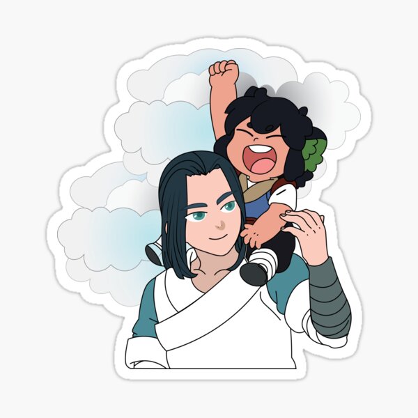"The legend of hei" Sticker for Sale by mixtape80 | Redbubble
