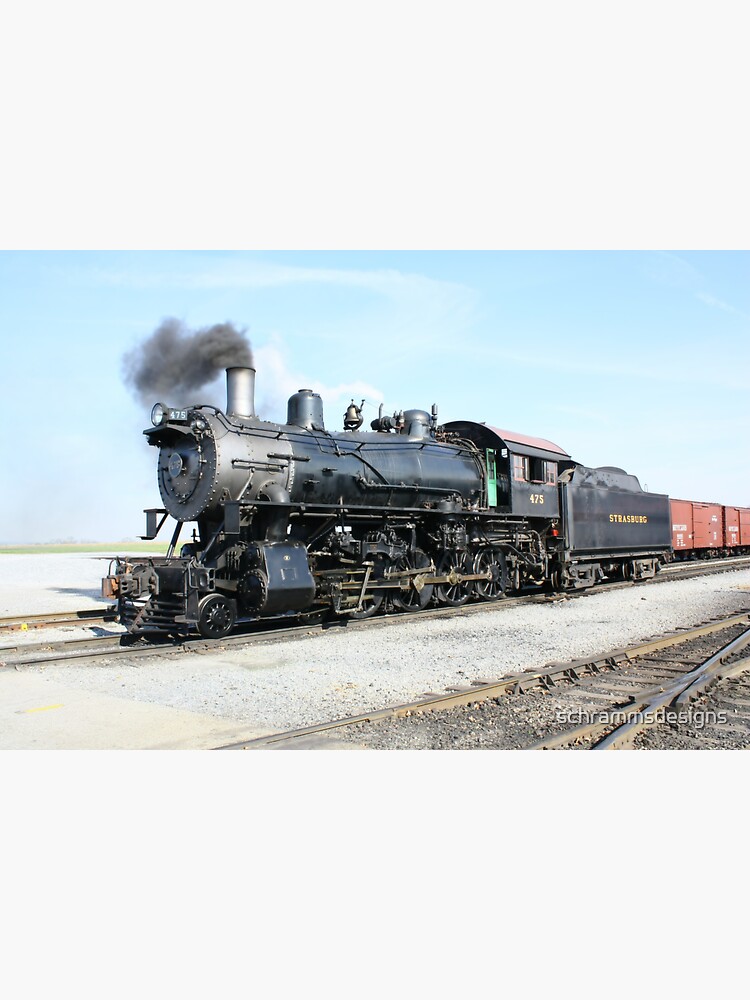 "Strasburg Railroad 475" Sticker for Sale by schrammsdesigns | Redbubble