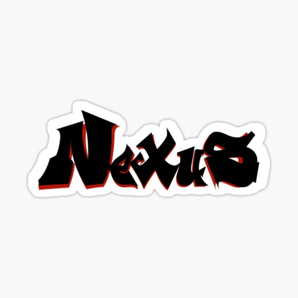 "Nexus - Nexus Font - Graffiti Art" Sticker for Sale by briangollob ...