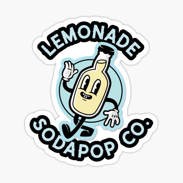 "Soda Cartoon " Sticker by PopDonkey | Redbubble
