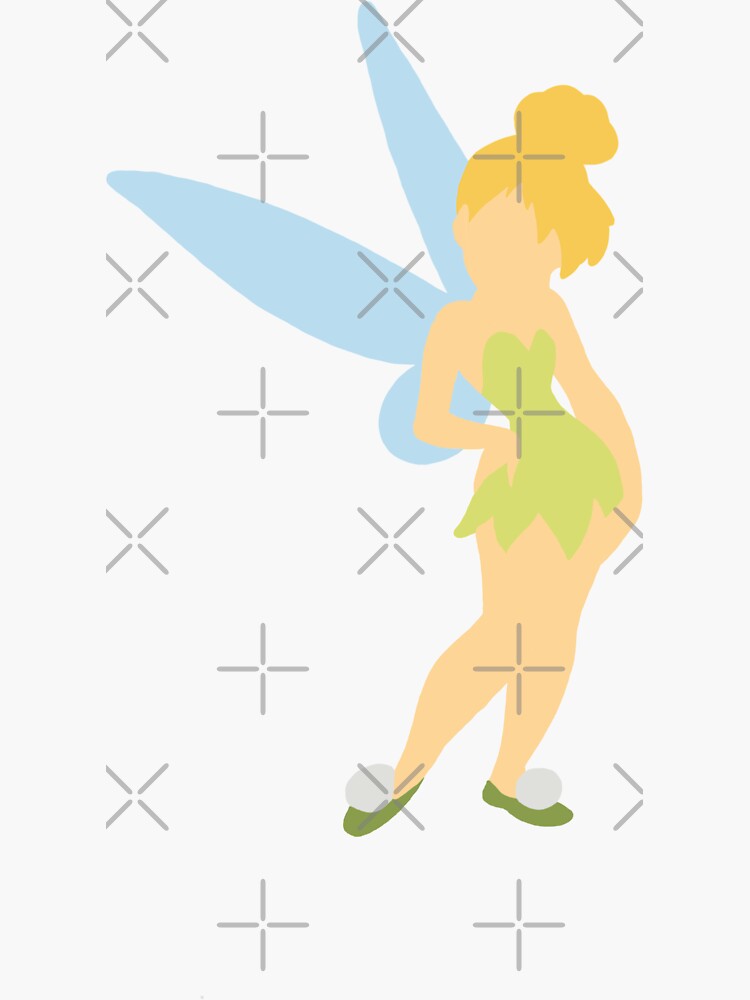 "Minimalist Tinker Bell" Sticker by Kallej | Redbubble