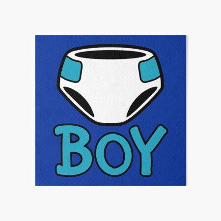 "DIAPER BOY" Art Board Print by MisterKrinkles | Redbubble