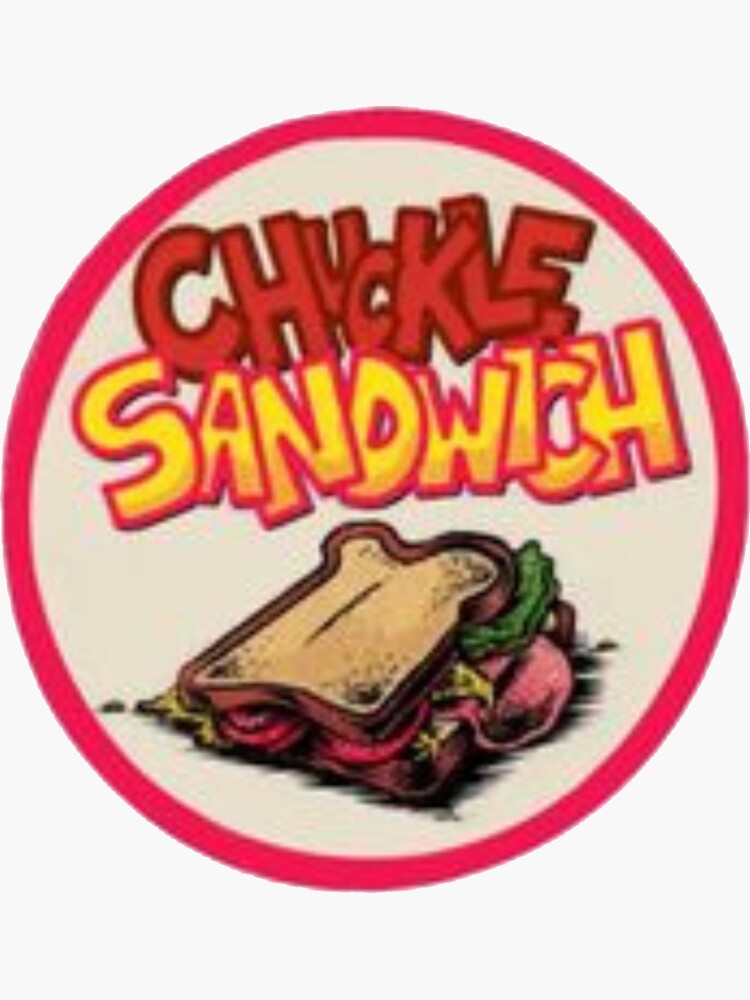 "chuckle sandwich sticker" Sticker by BLB7 | Redbubble