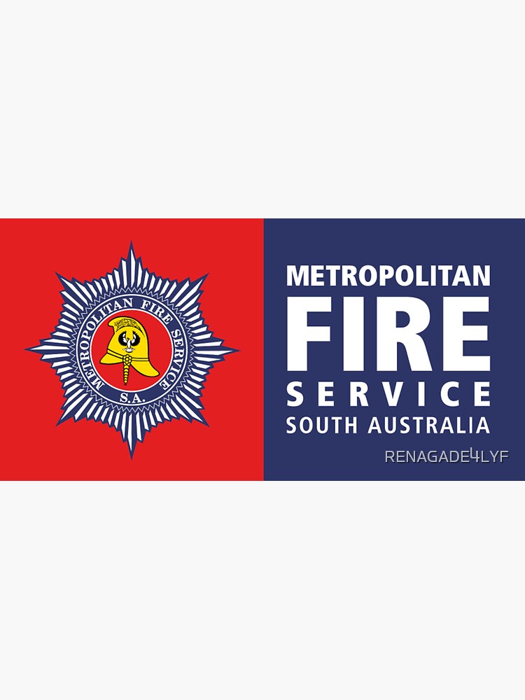 "South Australia Metropolitan Fire Service - logo" Sticker for Sale by ...