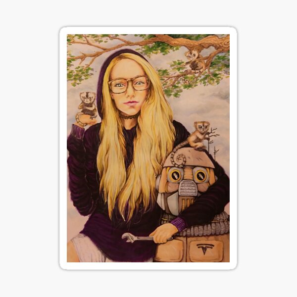 "Grease monkey" Sticker for Sale by dyin-grimsly | Redbubble