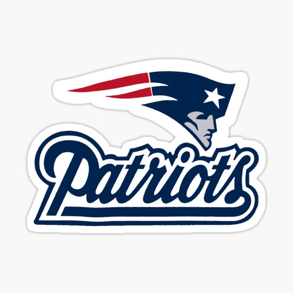 "PATRIOTS-LOGO" Sticker by DanielMartin710 | Redbubble