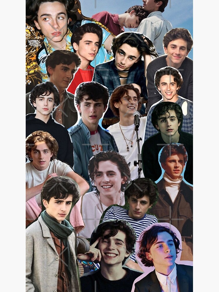 " Collage Saint Timothee Chalamet " Photographic Print by Tema01 ...