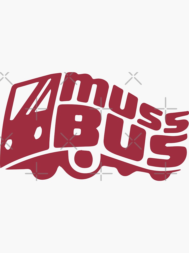 "muss bus" Sticker by istademort | Redbubble
