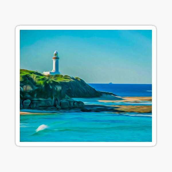 "Norah Head Lighthouse" Sticker for Sale by ncapturedmoment | Redbubble