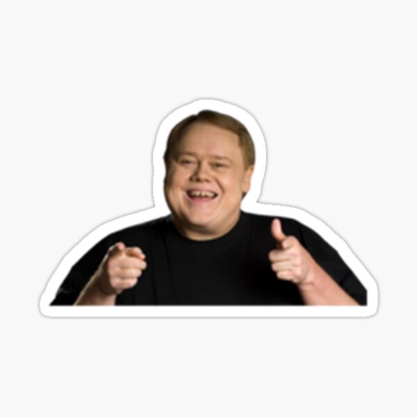 "louie anderson , Louie funny Smile " Sticker by Cuteepatutee | Redbubble