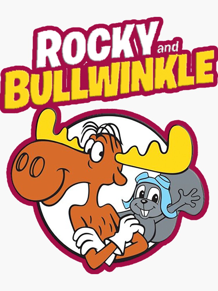 "Rocky And Bullwinkle " Sticker for Sale by Thanleph573 | Redbubble