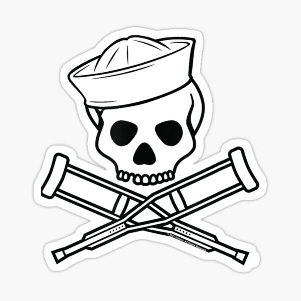 "MTV Music Television Sailor Jackass Logo " Sticker by Standardstuff ...