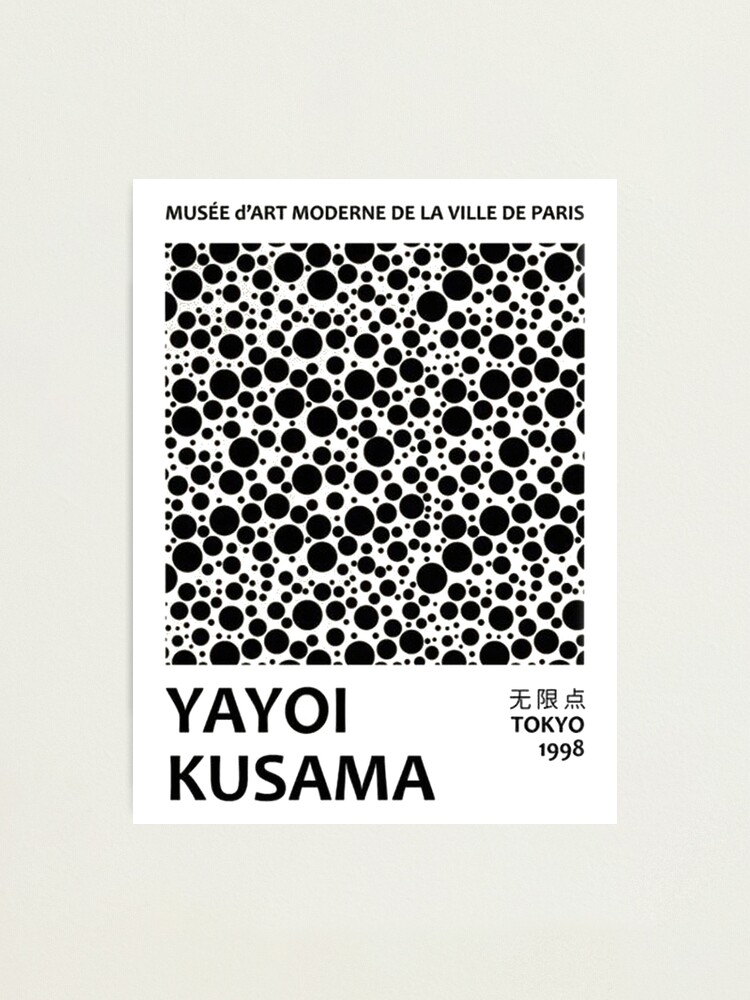 "Yayoi Kusama - Neat Black Bubble" Photographic Print for Sale by ...