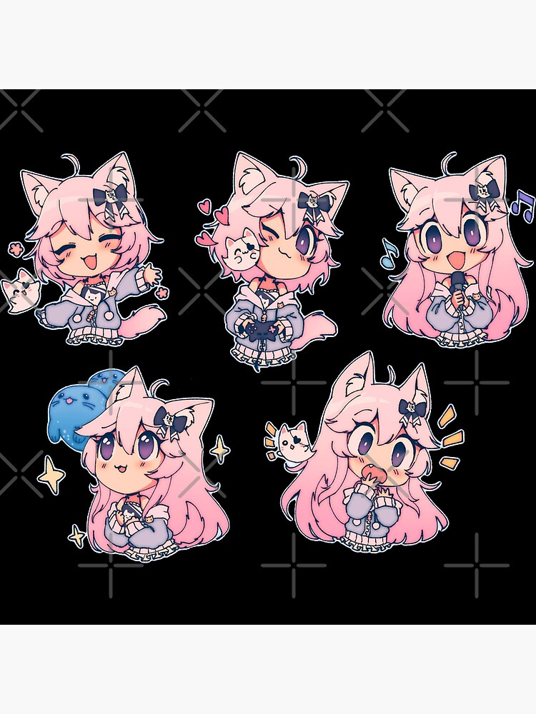 Nyatasha Nyanners Chibi Poster For Sale By Chittick Redbubble