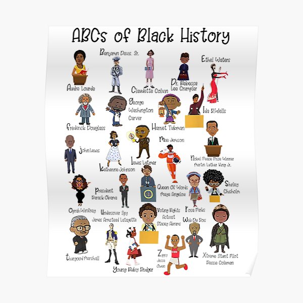 "ABCs of Black History Month Pride Women Men Teacher Gift T-Shirt ...