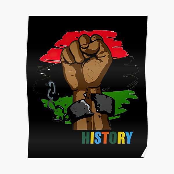 "Black History African color Fist " Poster for Sale by ThomasThiel ...