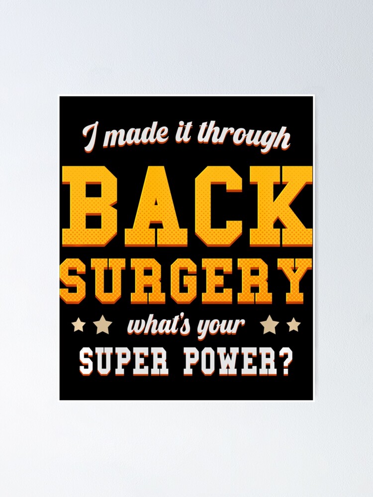 "back surgery recovery get well soon injury spine fusion long sleeve ...