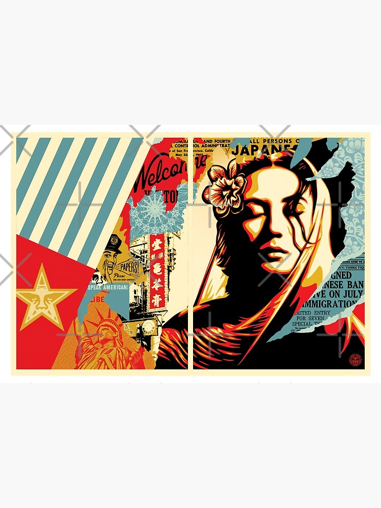 Shepard Fairey Girl Premium Matte Vertical Poster
