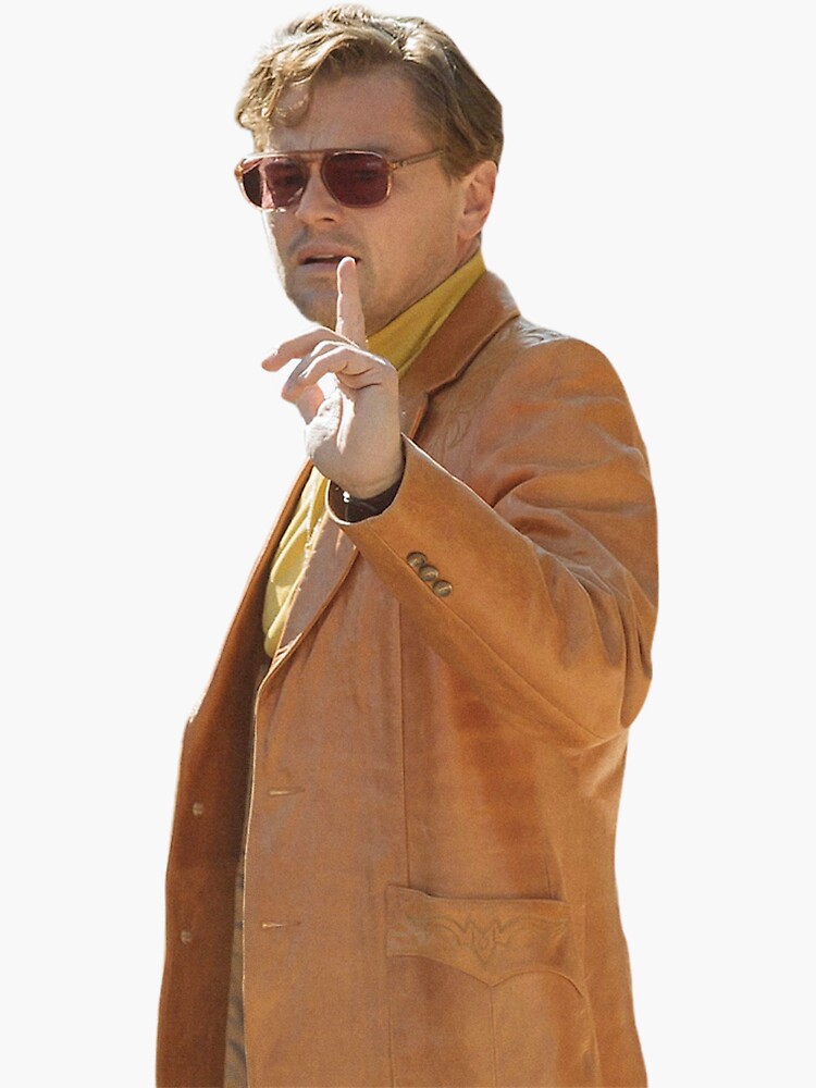 "Leonardo Dicaprio Rick Dalton sticker Once Upon a Time in Hollywood ...