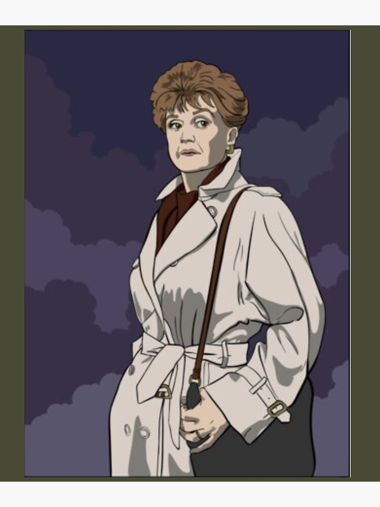 Poster « Dessin à la main de Jessica Fletcher », par Nichollsart ...