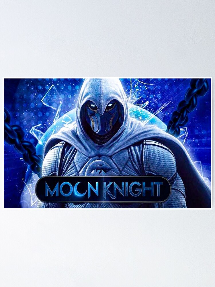 "Blue Moon Knight" Poster for Sale by robstyndrg | Redbubble
