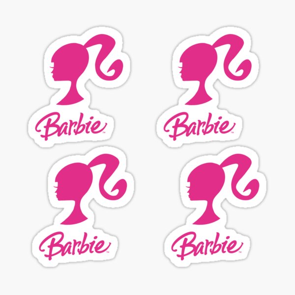 "Barbie" Sticker for Sale by Littlepinkk | Redbubble