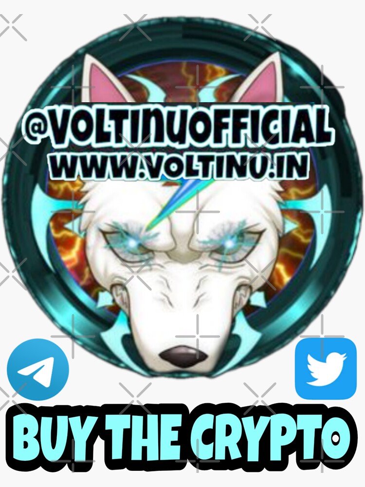 "Volt Inu Design" Sticker for Sale by Voltinu | Redbubble