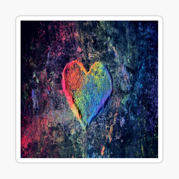 "Wheeled Love" Sticker for Sale by WinkyDoodle | Redbubble