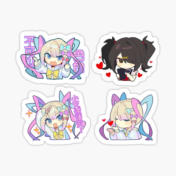"Ame & KAngel (Needy Streamer Overload)" Sticker for Sale by hidexmian ...