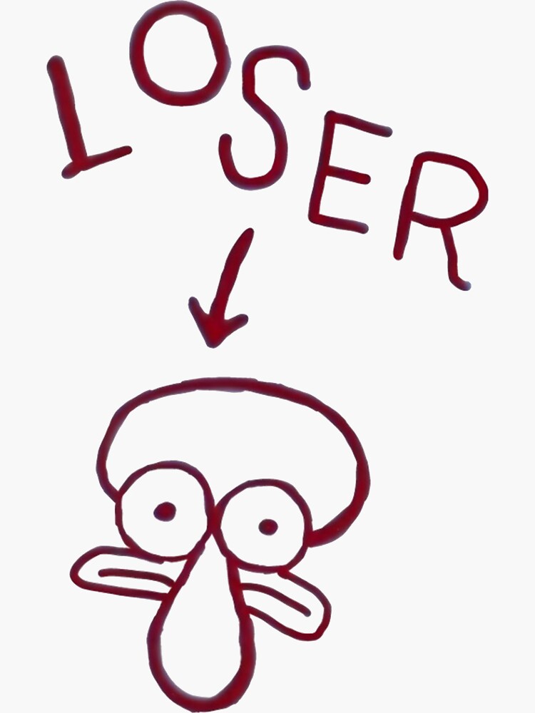 "Loser" Sticker by KingOfTheDay | Redbubble