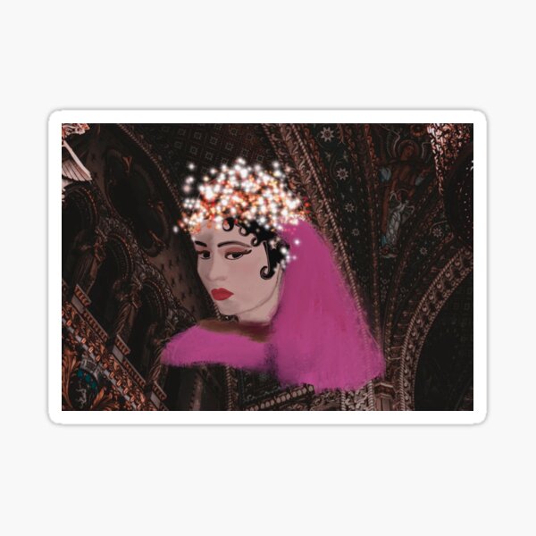 "Meena" Sticker by MinaRashid | Redbubble