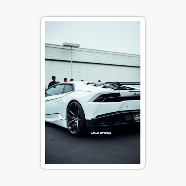 "Exotic Supercar 9" Sticker by Exotic-Supercar | Redbubble