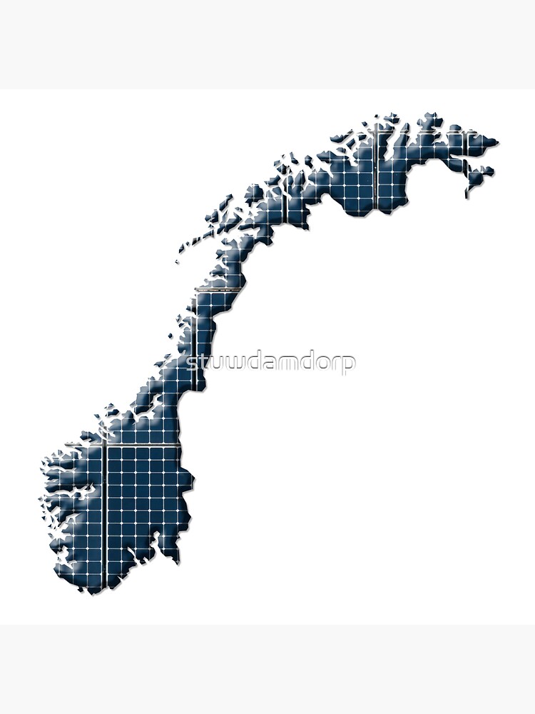"Solar Norway" Sticker for Sale by stuwdamdorp | Redbubble