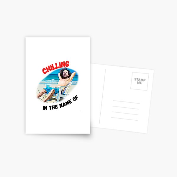 "Chilling in the name of - RATM meme" Postcard by MetalFisho | Redbubble