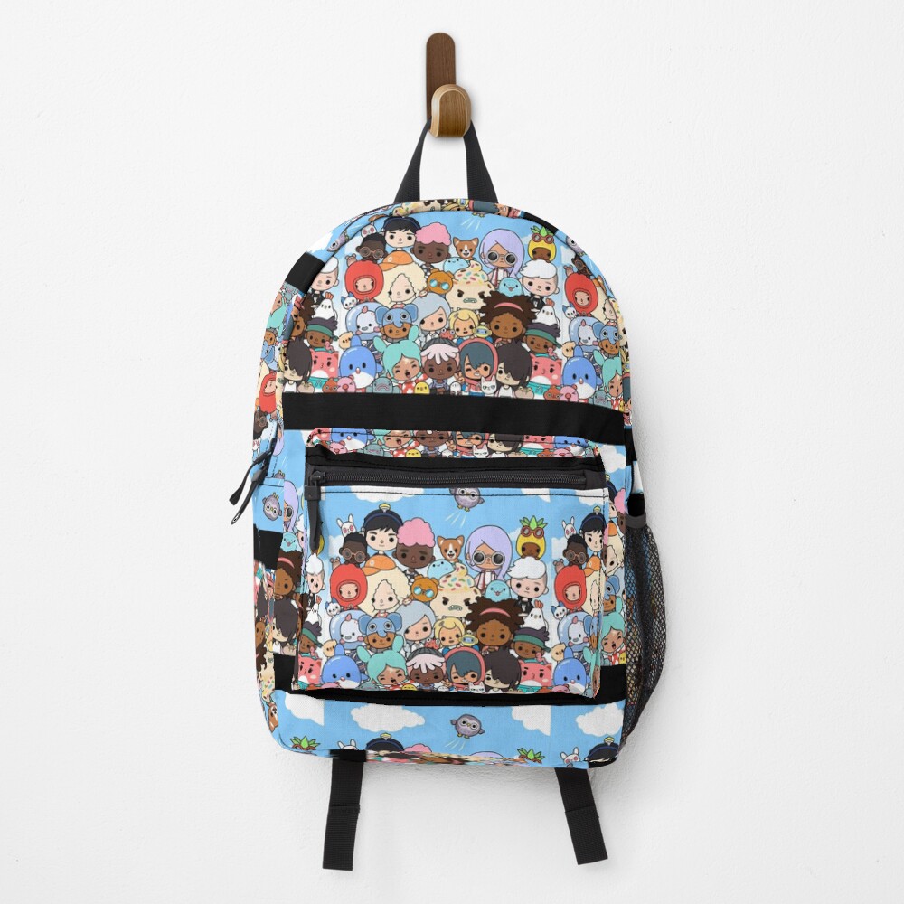 Music Vintage Retro Toca Squad Toca Boca Kids Love You Fans Backpack ...