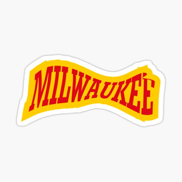 "MILWAUKEE " Sticker by AirForceTshirts | Redbubble