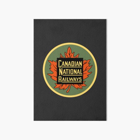 "Canadian National Railways (CNR) Classic Logo" Art Board Print by ...