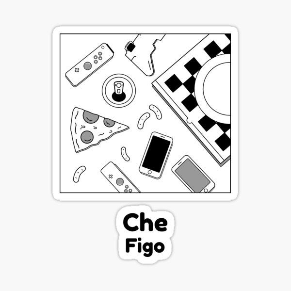"Che Figo " Sticker for Sale by adamajd | Redbubble