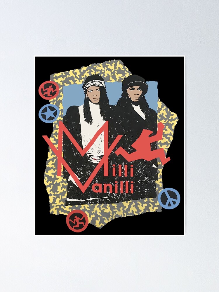 "Milli music Vanilli" Poster for Sale by Vialules24 | Redbubble