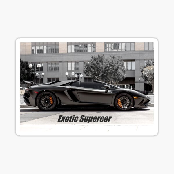 "Exotic Supercar 13" Sticker for Sale by Exotic-Supercar | Redbubble
