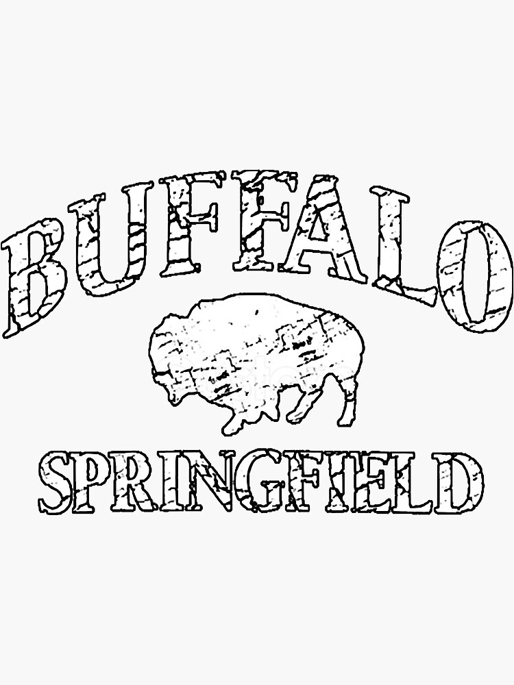 "buffalo springfield logo" Sticker for Sale by sethjudit | Redbubble